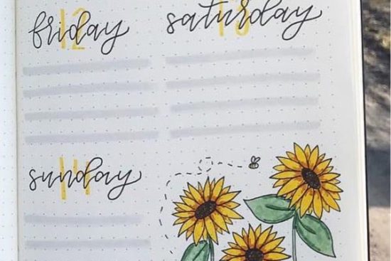 15 Easy and Creative Bullet Journal Divider/Border Ideas - Northern Feeling