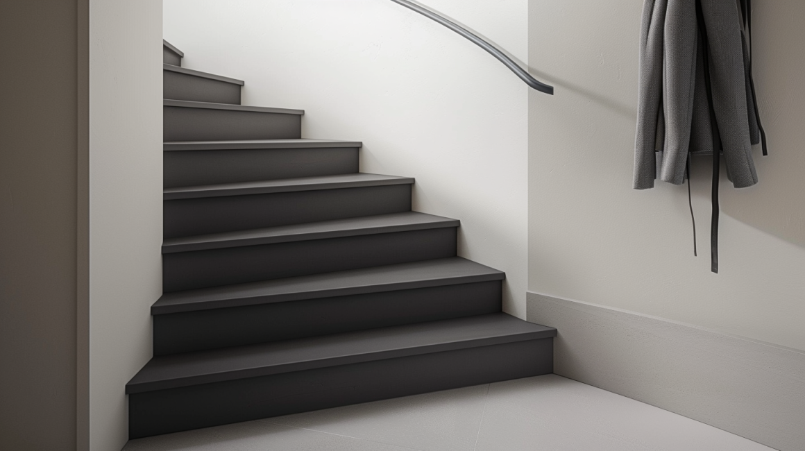 15+ Stunning Grey Painted Stairs Ideas for Your Home - Northern Feeling