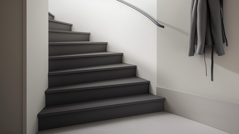 15+ Stunning Grey Painted Stairs Ideas for Your Home - Northern Feeling