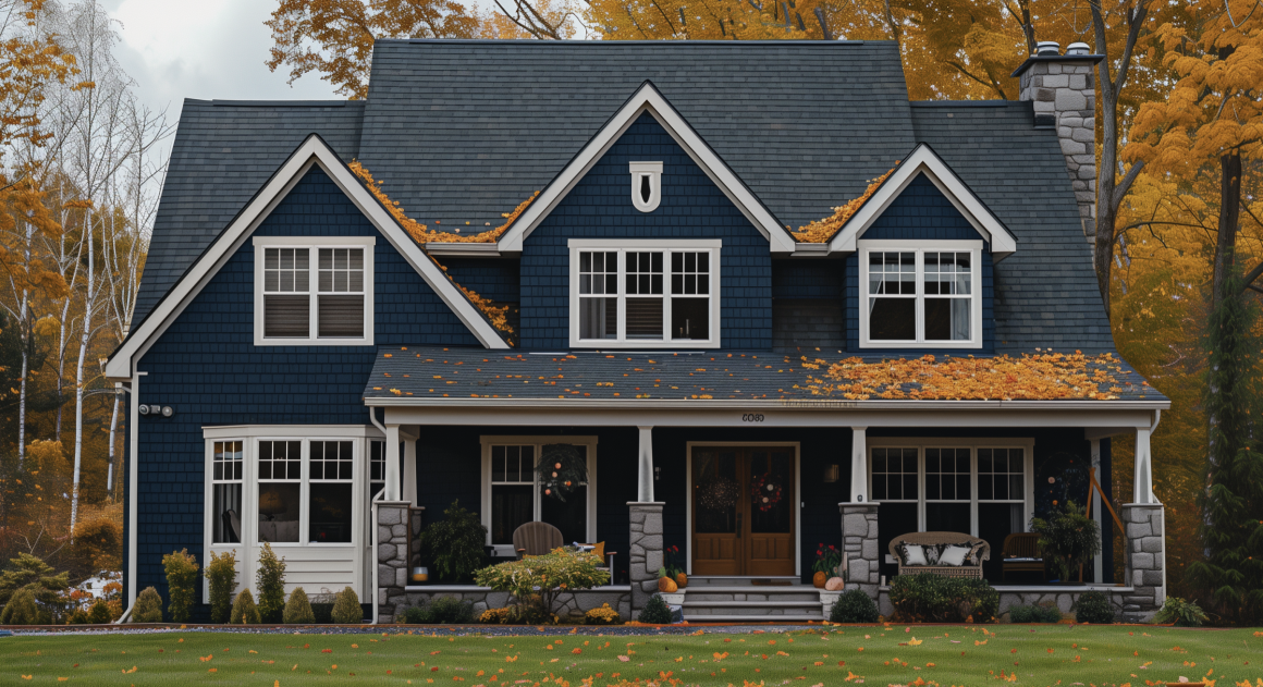What Color Shingles Match a Navy Blue Exterior? - Northern Feeling