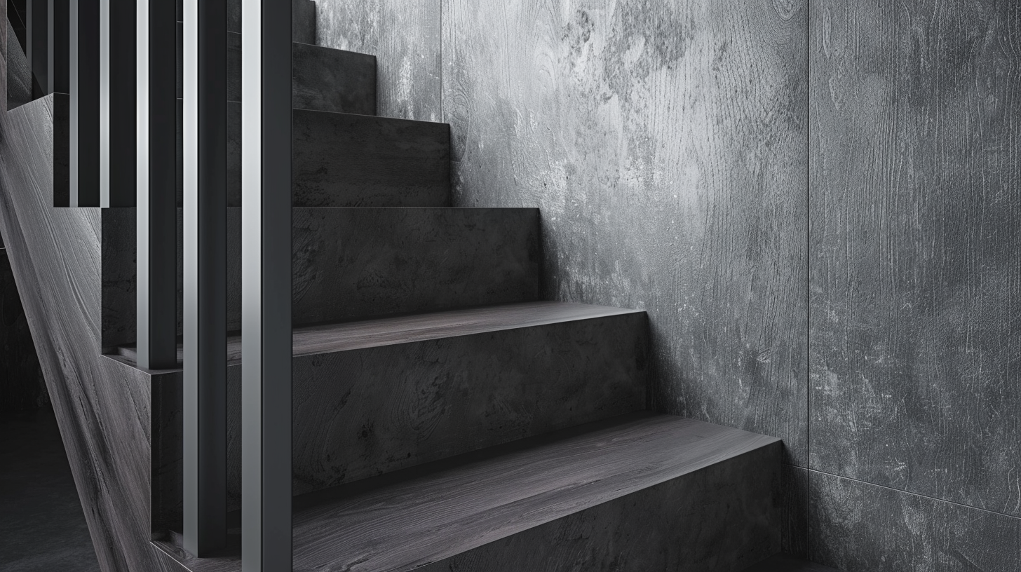 15+ Stunning Grey Painted Stairs Ideas for Your Home - Northern Feeling
