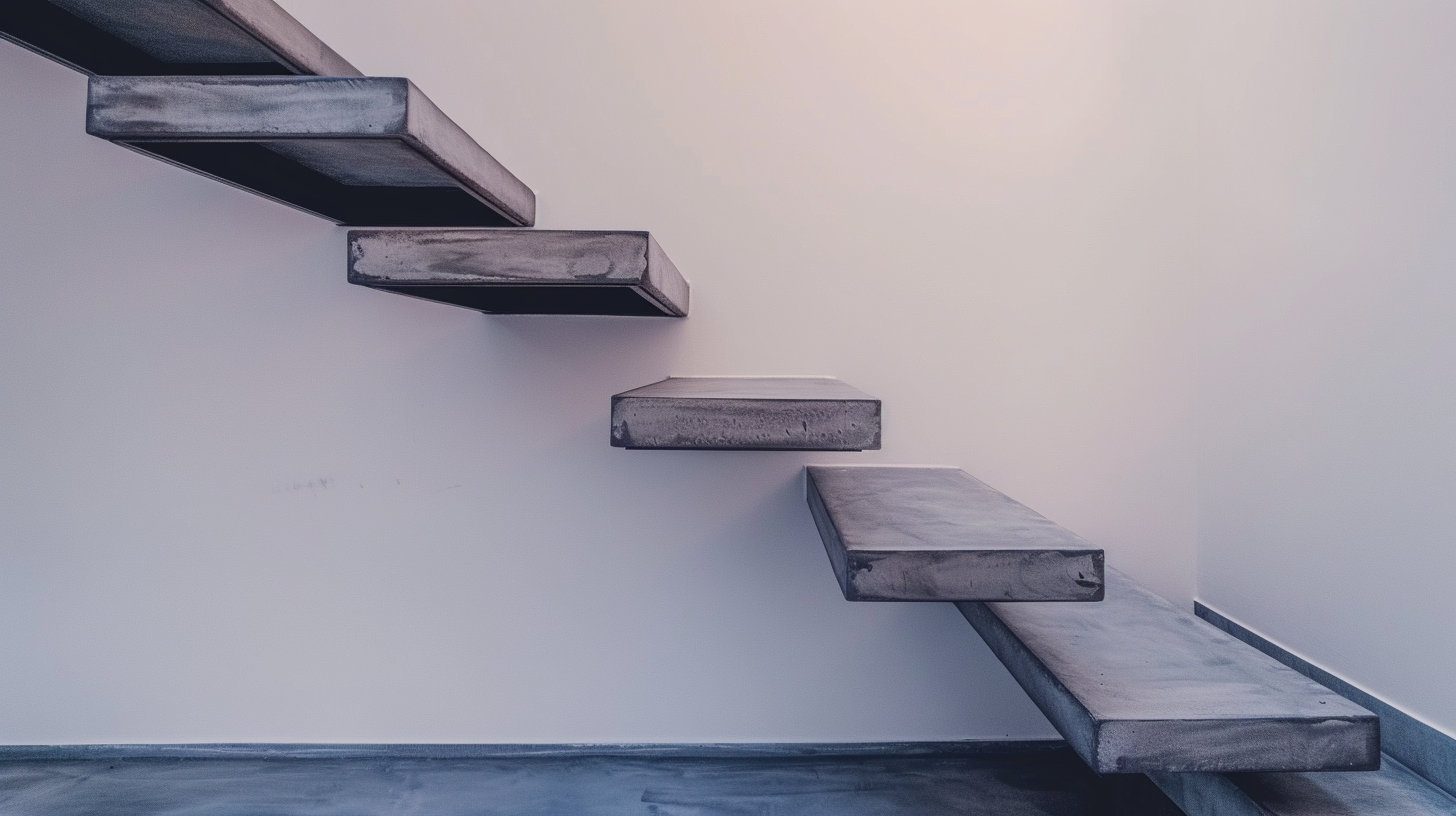 15+ Stunning Grey Painted Stairs Ideas for Your Home - Northern Feeling