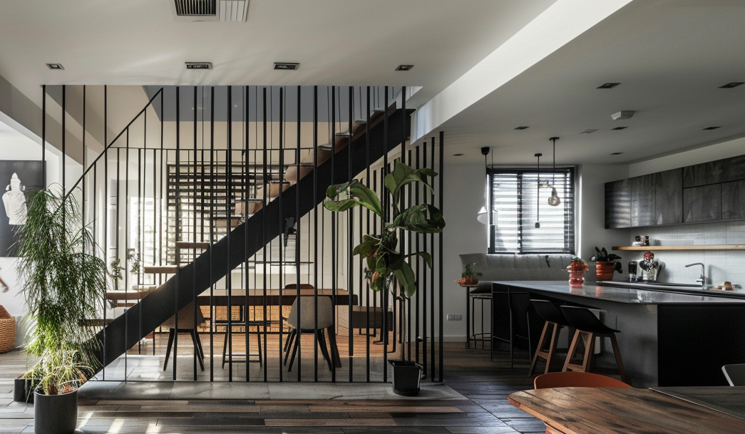 15 Stylish Black Staircase Ideas - Northern Feeling