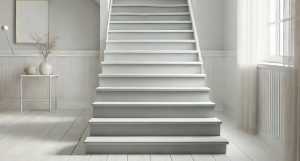 15+ Stunning Grey Painted Stairs Ideas for Your Home - Northern Feeling