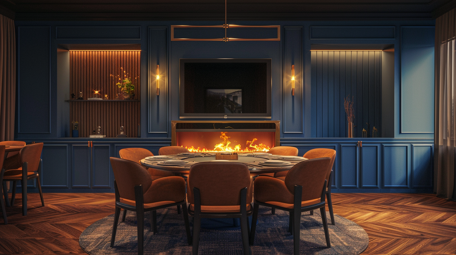 13 Creative Media Wall Ideas with Fireplace - Northern Feeling