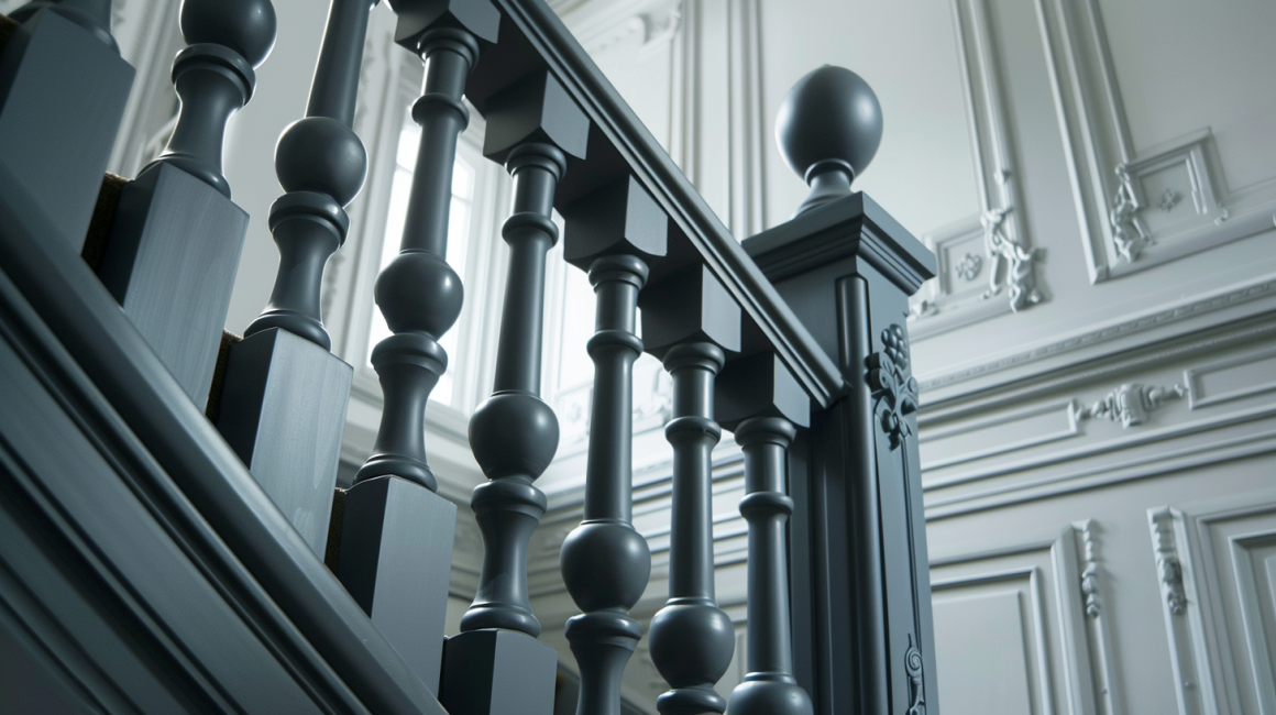 15+ Stunning Grey Painted Stairs Ideas for Your Home - Northern Feeling