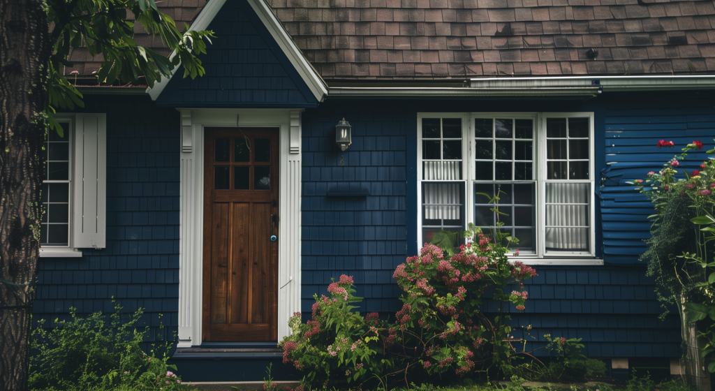 What Color Shingles Match a Navy Blue Exterior? - Northern Feeling
