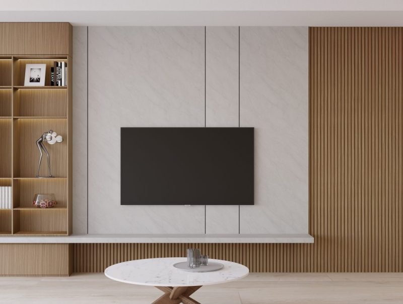 21 Creative Accent Wall Ideas with Wood Trim - Northern Feeling