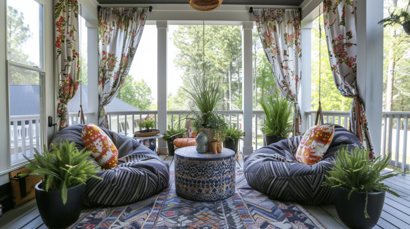 30 Stunning Porch Curtain Ideas for Every Style - Northern Feeling