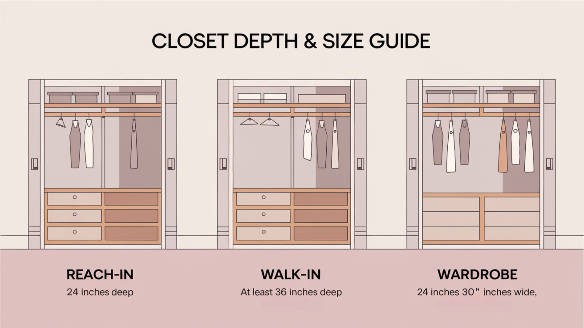 How Deep is a Closet: Simple Size Guide for Your Home - Northern Feeling